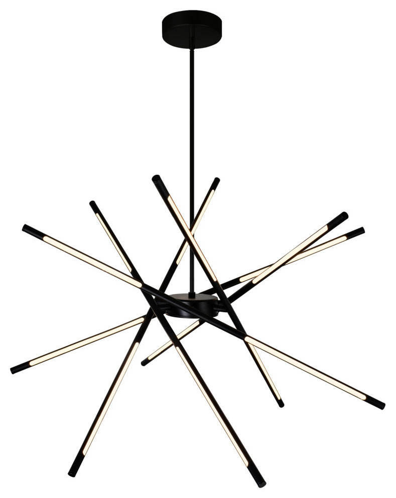 Oskil LED Integrated Chandelier, 43 inches - Modern - Chandeliers - by ...