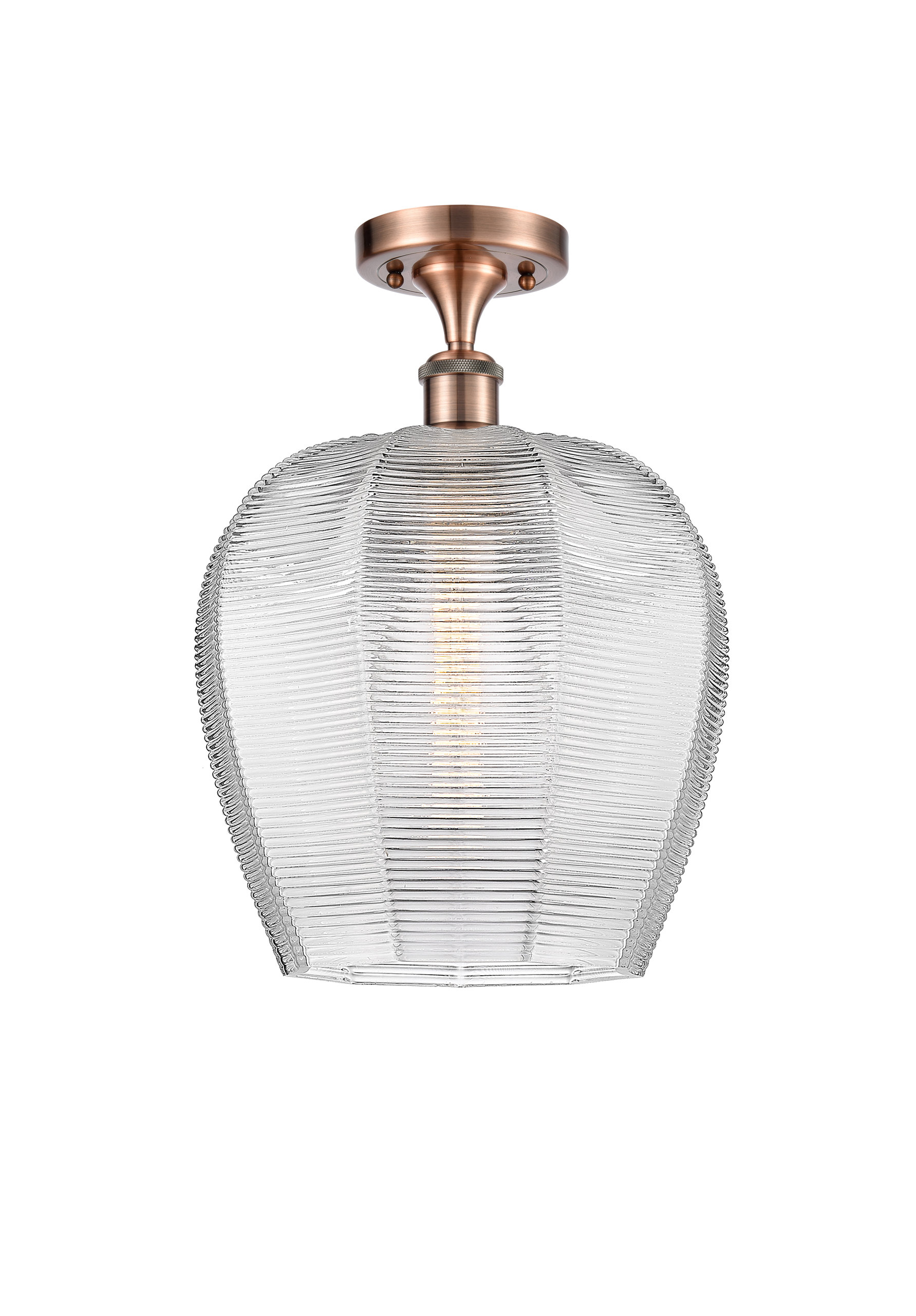 Innovations 516-1C-SN-G462-12-LED 1 Light Semi-Flush Mount - Industrial ...