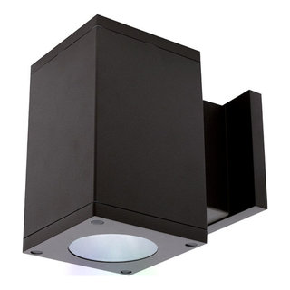 WAC Cube Arch Color Changing Wall Sconce in Black, 5.000 - Modern ...