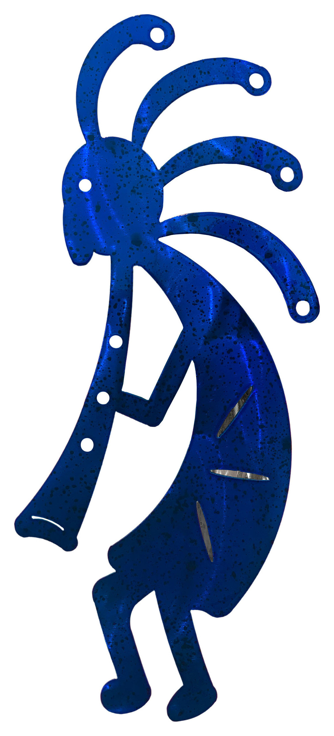 Koko Baby - Aged Blue - Southwestern - Metal Wall Art - by Bentley ...