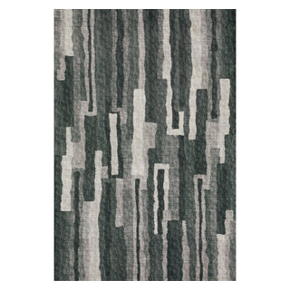 Brisbane BR7 Canyon 1'8" x 2'6" Rug, 5' x 7'6" - Contemporary - Area ...