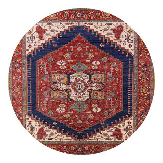 Ahgly Company Indoor Rectangle Mid-Century Modern Area Rugs, 5' x 7', 6 ...