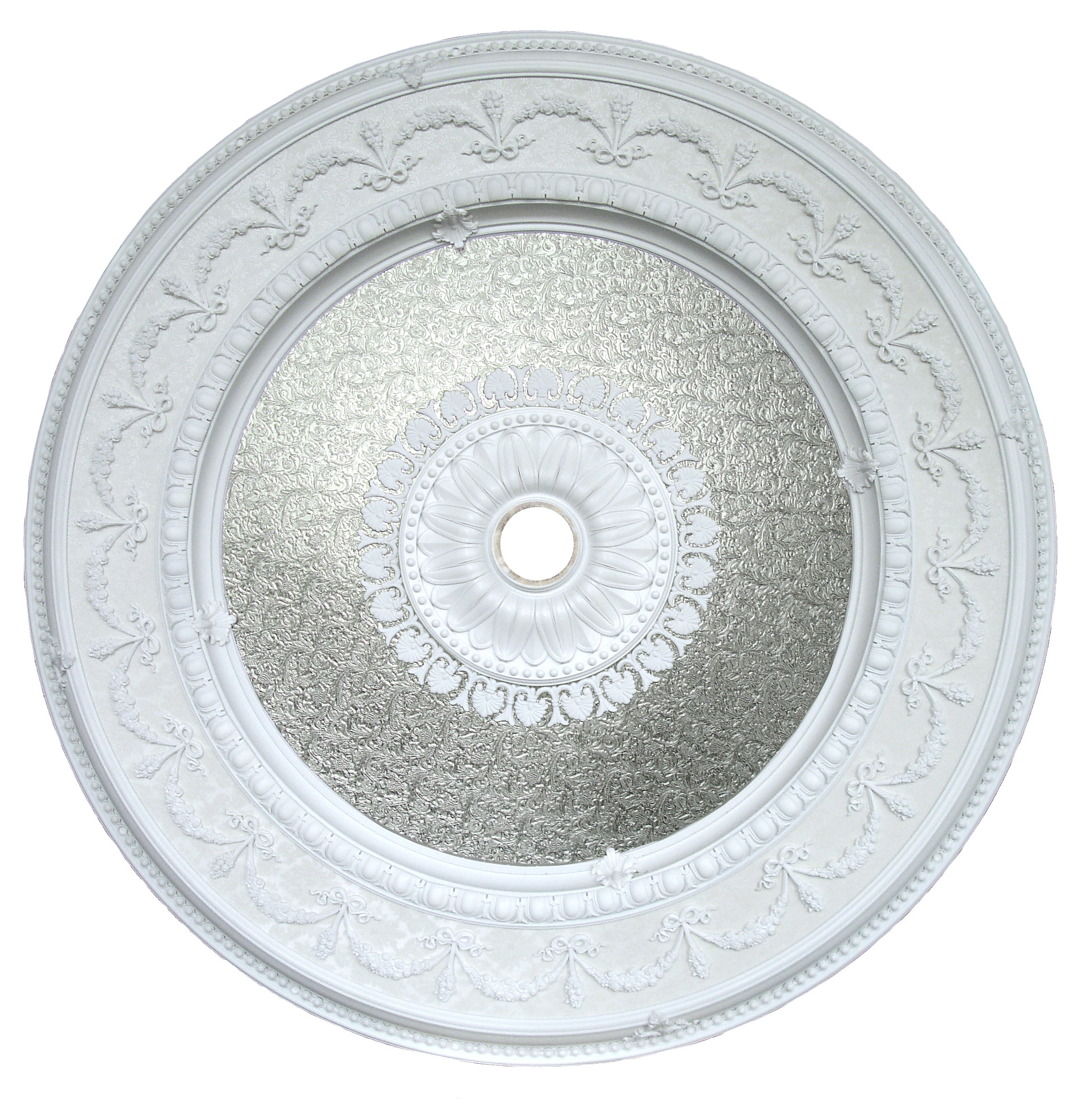Artistry Lighting, Round 60" Classic White Ceiling Medallion (ART15-CQ ...