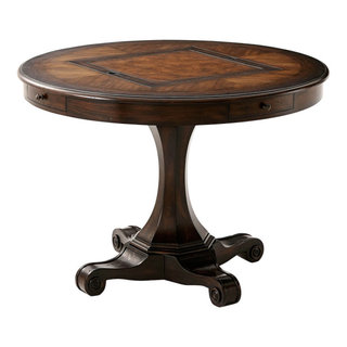Italian Round Rustic Game Table - Traditional - Game Tables - by ...