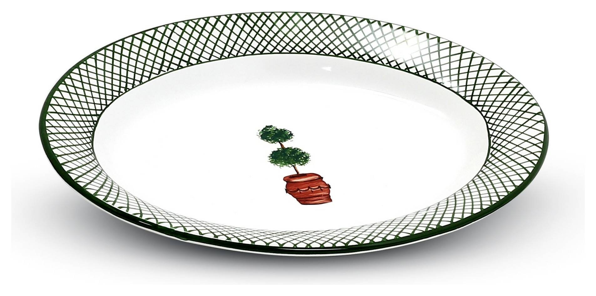 Giardino Small Oval Plate, 12" x 9" - Contemporary - Dinner Plates - by ...
