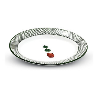 Giardino Small Oval Plate, 12" x 9" - Contemporary - Dinner Plates - by ...
