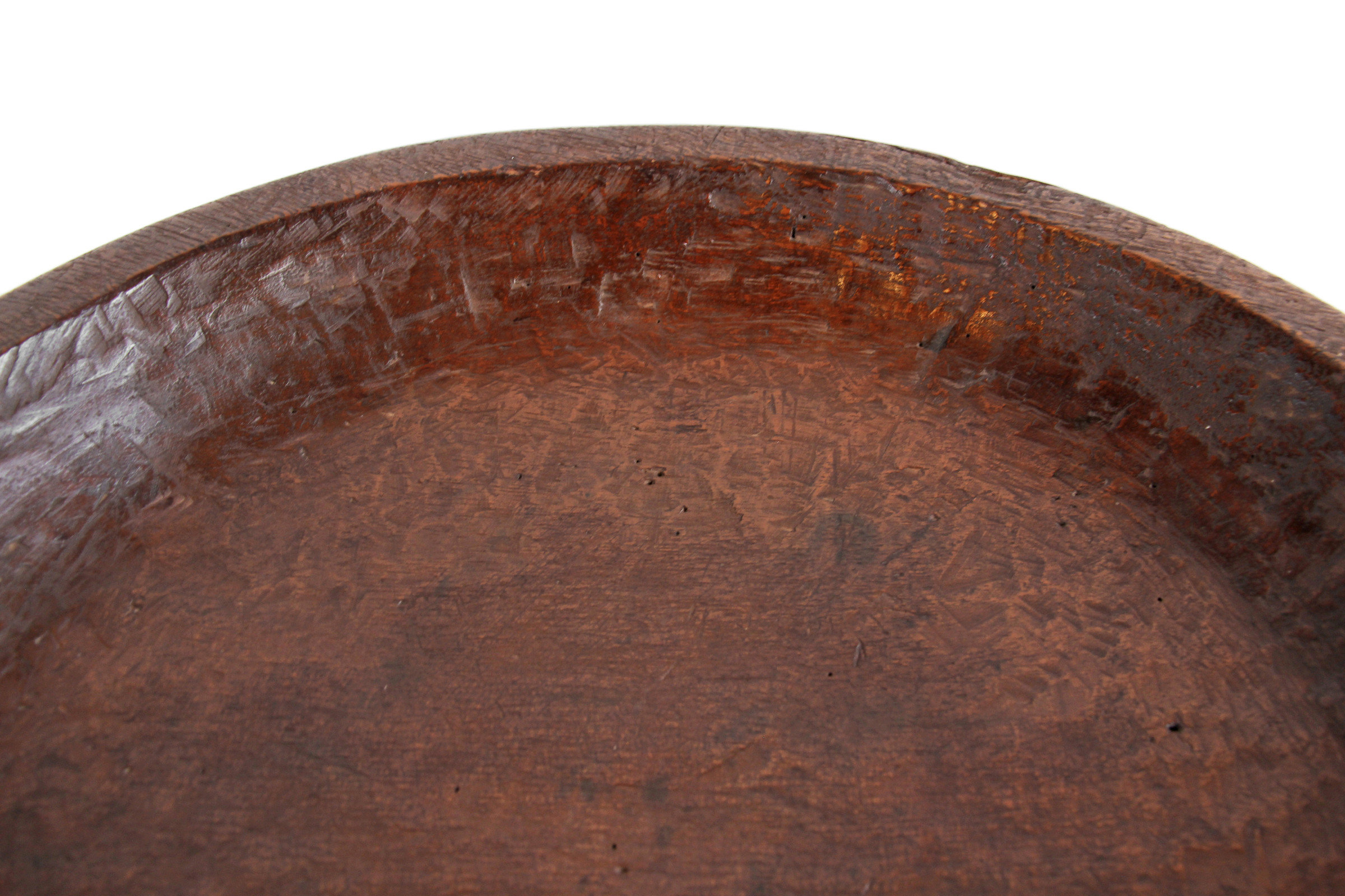 Consigned Antique Wood Sumatra Plate - Rustic - Decorative Plates - by ...