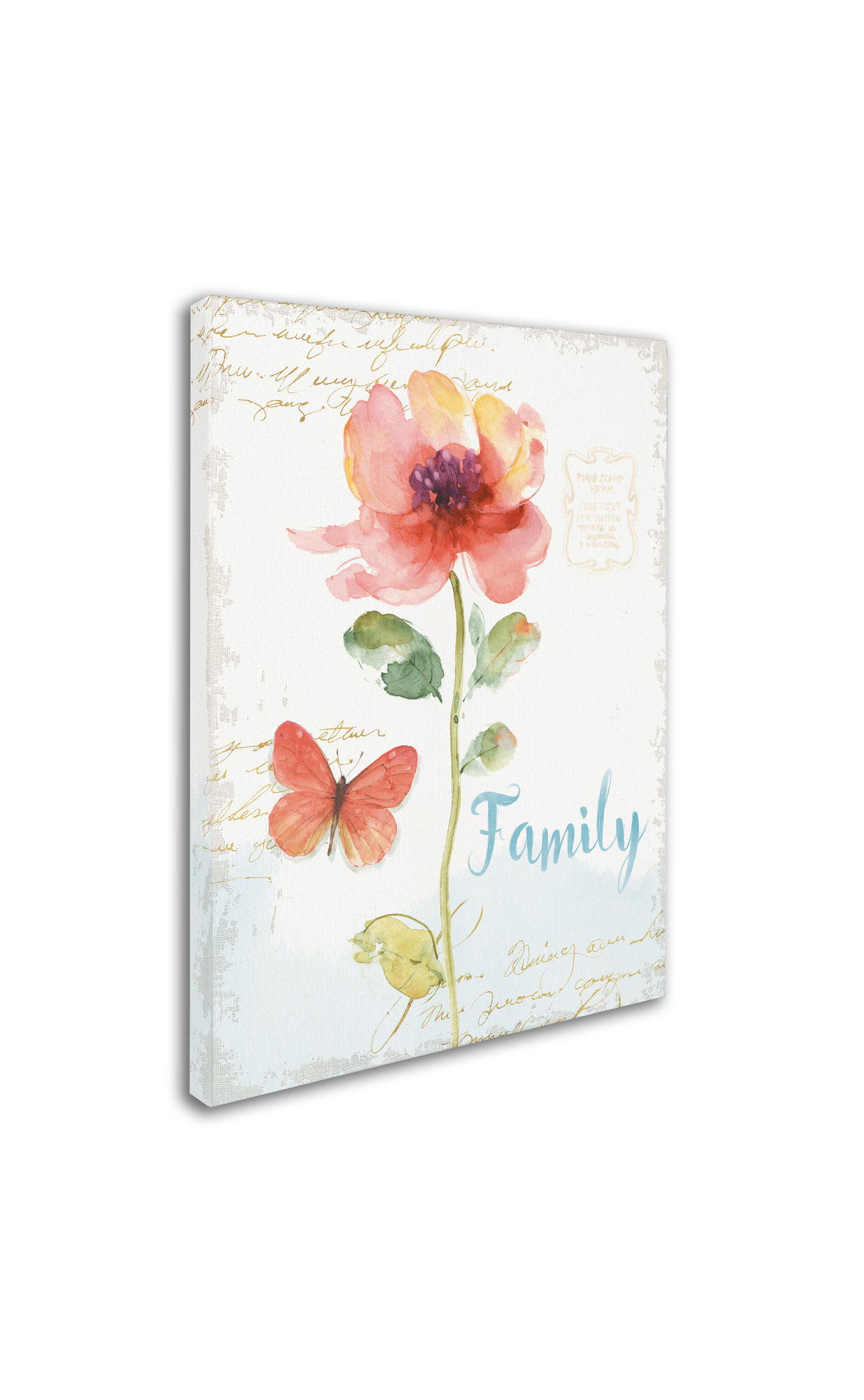 Lisa Audit 'Rainbow Seeds Floral IX Family' Canvas Art, 19"x14 ...