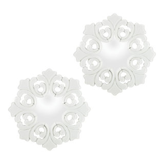 ELK Home 114-78/S2 Snowflake, Super White Glass Mirror - Traditional ...