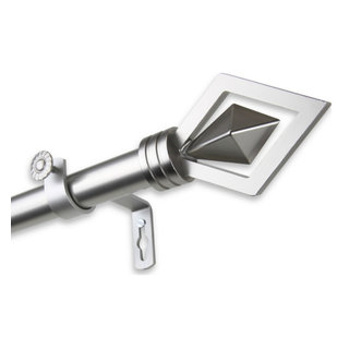 Lance 1" Curtain Rod, 28-48" - Transitional - Curtain Rods - by Rod ...