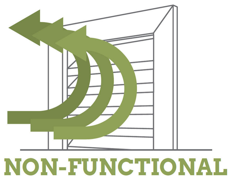 Vertical Gable Vent Louver, 15"Wx29"H - Traditional - Registers Grilles ...