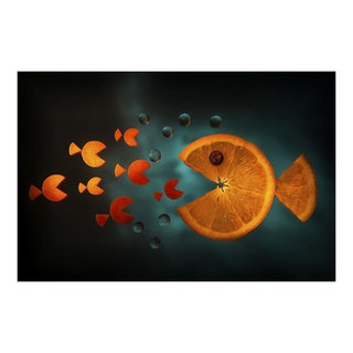 "Orange Fish" Digital Paper Print by Aida Ianeva, 20"x14", 62"x42 ...