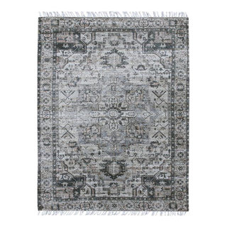 Amer Rugs Prairie Sprail Hand-Loomed Area Rug Grey/Pink 8' x 10', 8' X ...