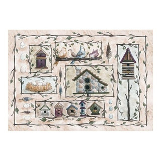 Birdhouse Area Rug - Farmhouse - Area Rugs - by Wildlife Wonders | Houzz