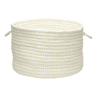 Colonial Mills Basket Ticking Solid Basket Amethyst Round, 14"x14"x10 ...