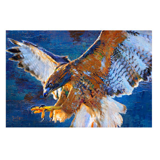 Lisa Sofia Robinson "Hunting" Bird of Prey Painting Art Print, 30"x45 ...
