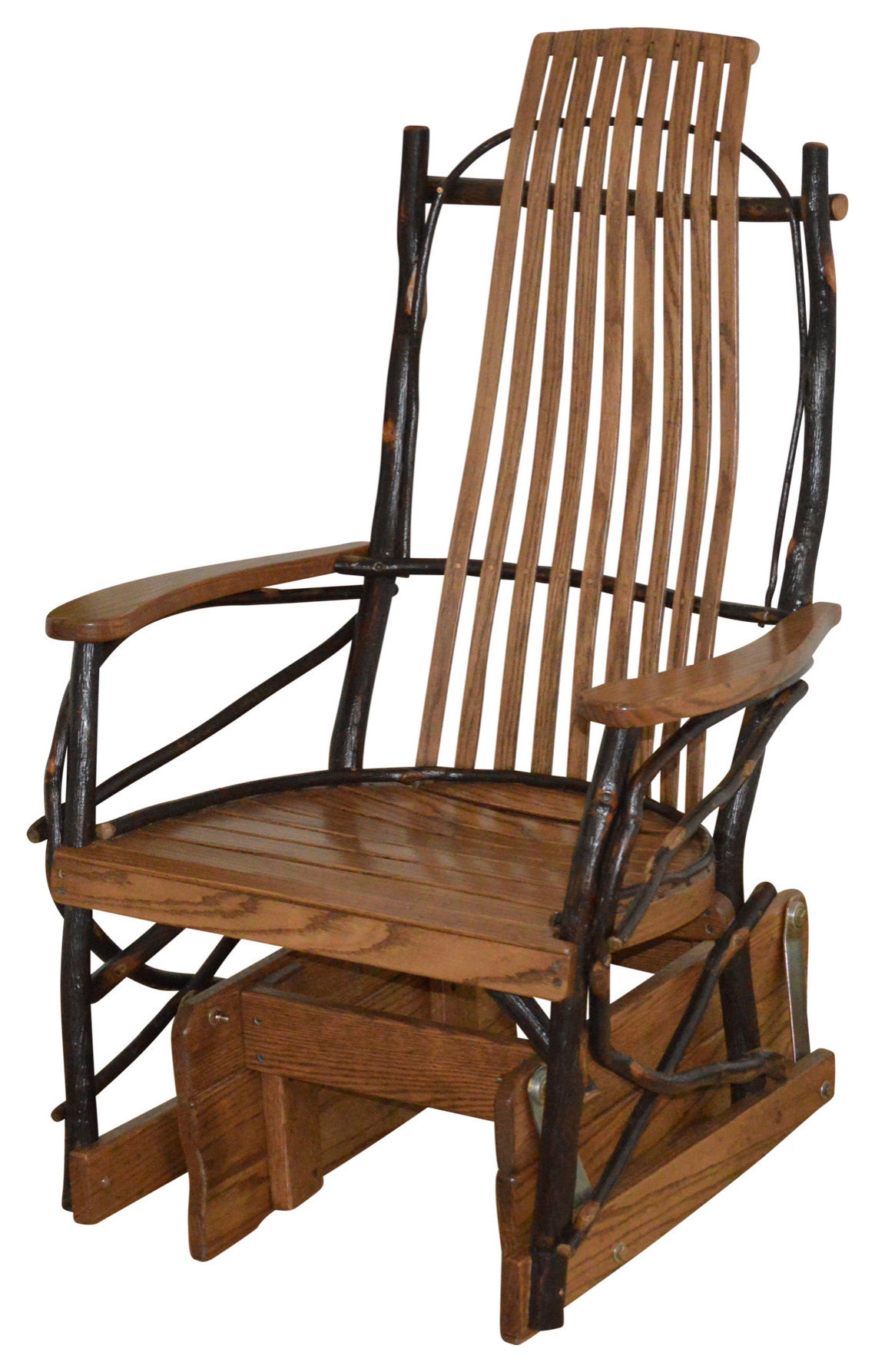 Hickory Glider Rocker - Rustic - Outdoor Gliders - by Furniture Barn ...
