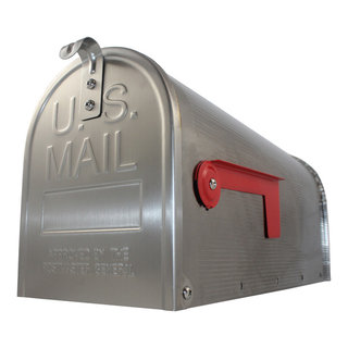 Stainless Steel Mailbox - Industrial - Mailboxes - by Modernist Mailbox ...