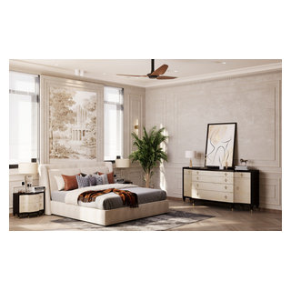 Luxury Bedroom Interior Design - Contemporary | Boho Design - Contemporary - Bedroom - Delhi ...