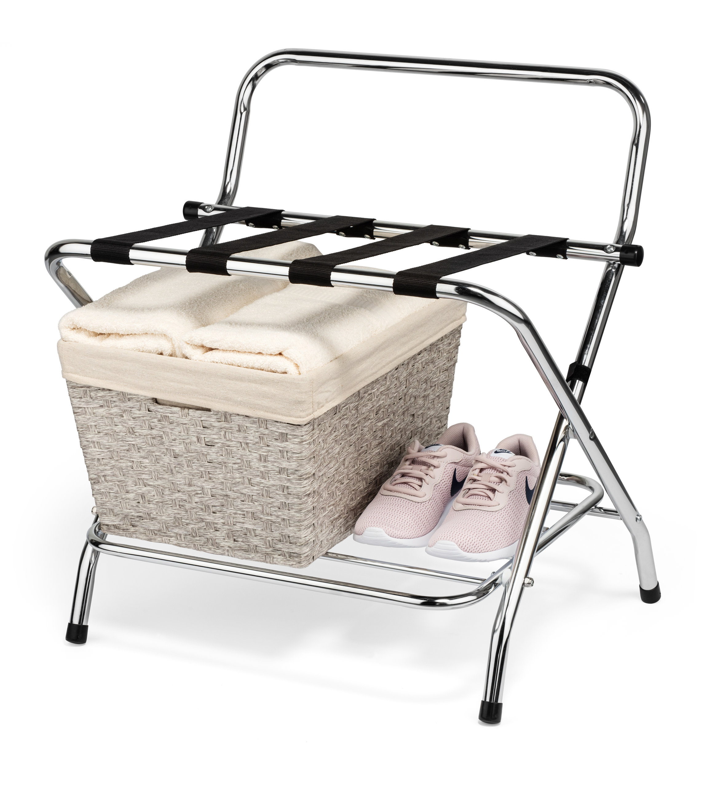 2-Shelf High Back Luggage Rack - Craftsman - Closet Organizers - by Ami ...