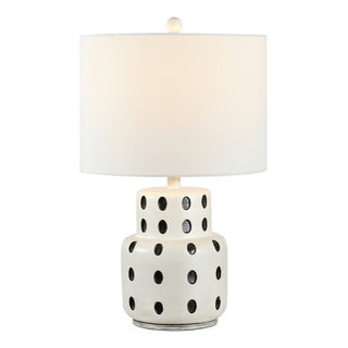 Safavieh Kencia Table Lamp Cream/Black, #N/A - Transitional - Table ...