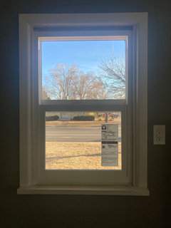 1” gap between window and frame