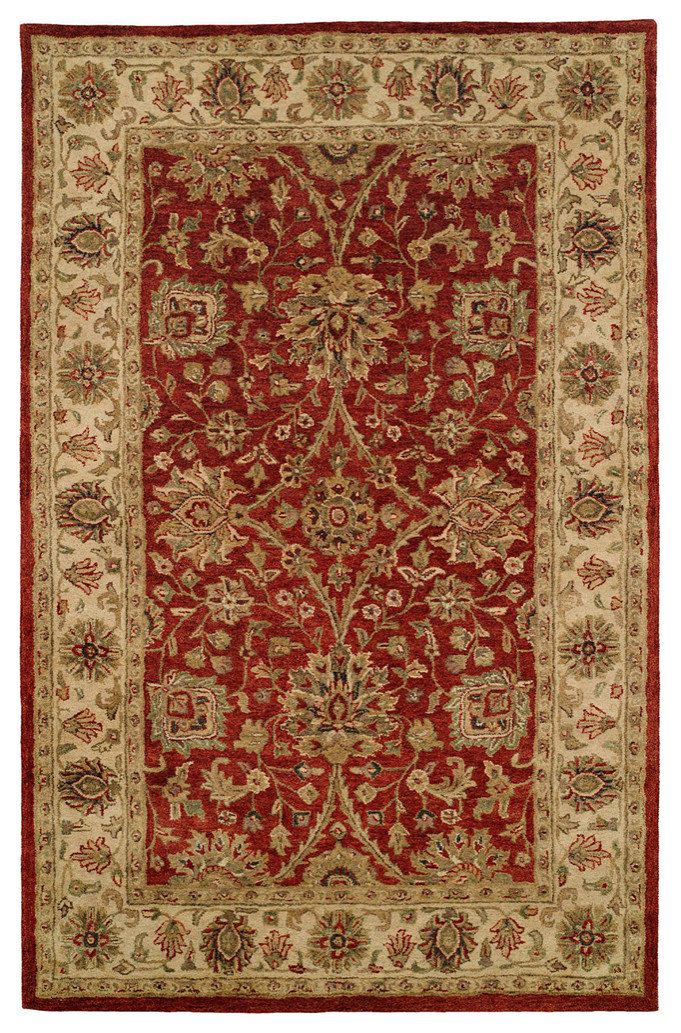 Kalaty Empire Area Rug EM-281 Rustivy Petals Vines, 5' x 8 ...