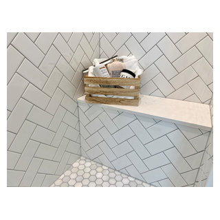 Shower Bench with Quartz Surface - Bathroom - New Orleans - by ...