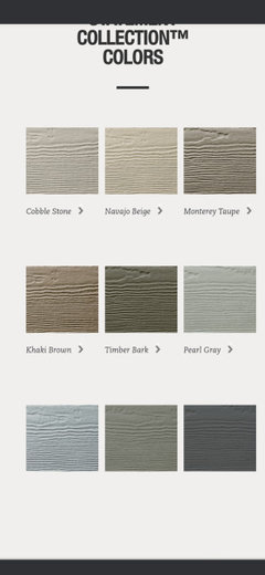 Hardie Board color selection pairing with traditional dark red brick?