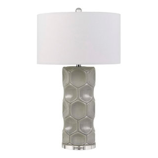 Gray Acrylic/Metal Melfi, Table Lamp - Transitional - Table Lamps - by ...