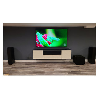 TV on a Salamander AV Cabinet - Chicago - by Denali Tech - Home ...