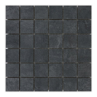 Ark Carbon Matte 2x2 Porcelain Mosaic, 11.75X11.75 - Contemporary ...