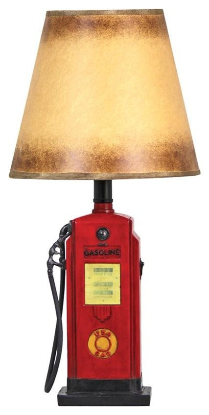 Fuel Chief Gas Pump Lamp - Eclectic - Table Lamps - by Shop Chimney | Houzz