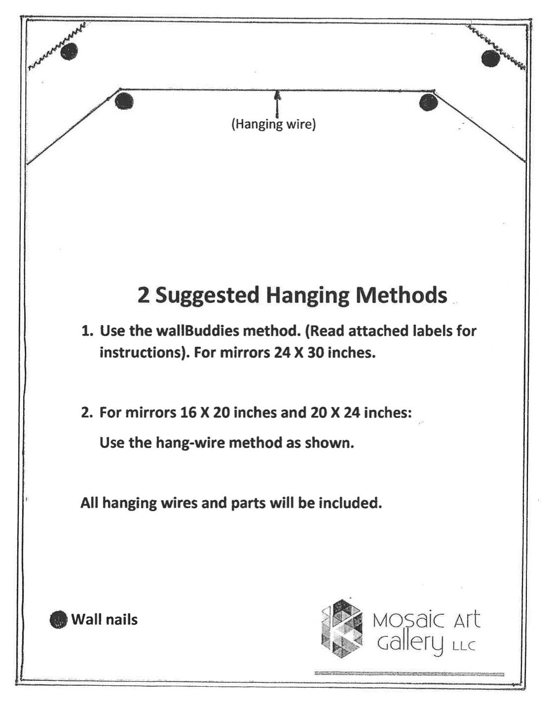 Exotic Wood Classic Mosaic Mirror, 20" X 24" - Transitional - Wall ...