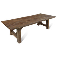 BAUM-1812 Solid Wood Dining Table - Rustic - Dining Tables - by MAXIMAHOUSE | Houzz