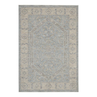 Nourison Infinite 5'3" x 7'8" Grey Vintage Indoor Rug, 3'11" x 5'11 ...