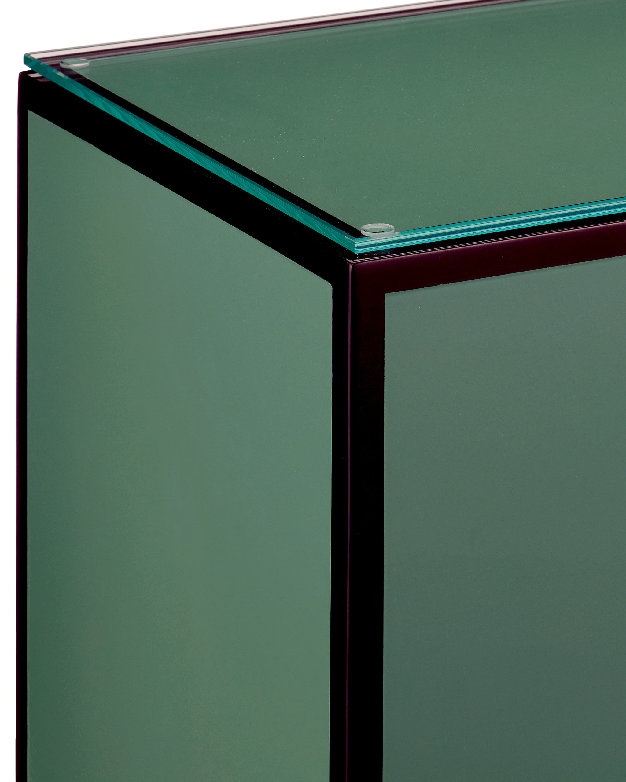 Green Lacquer Side Table - Contemporary - Side Tables And End Tables ...