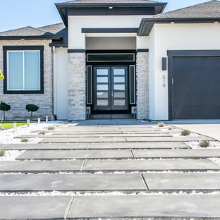 75 Beautiful Contemporary Stucco Exterior Home Pictures & Ideas | Houzz