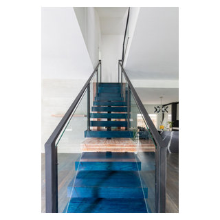 The Bar Under The Stairs - Modern - Staircase - Houston - by BKD ...