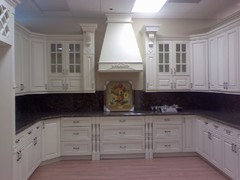 Upper cabinets resting on the counter, yes or no?