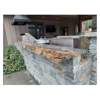 Outdoor Kitchen Extension Retrofit - Craftsman - Patio - Seattle - by ...
