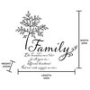 Family Tree Wall Quote - Contemporary - Wall Decals - by Brewster Home ...