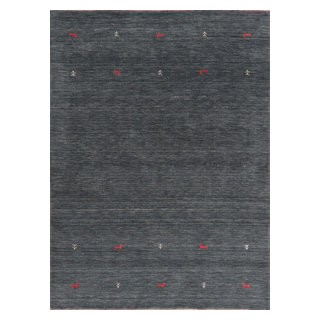 Contemporary Persian Design Gabbeh Rug Handmade Modern Oriental Bedroom ...