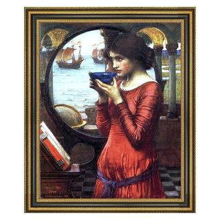 John William Waterhouse Destiny Framed Premium Canvas Print, 16"x20 ...