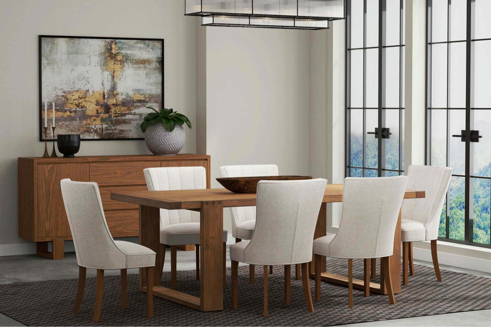 Alpine Furniture Ayala Set of 2 Side Chairs - Transitional - Dining ...