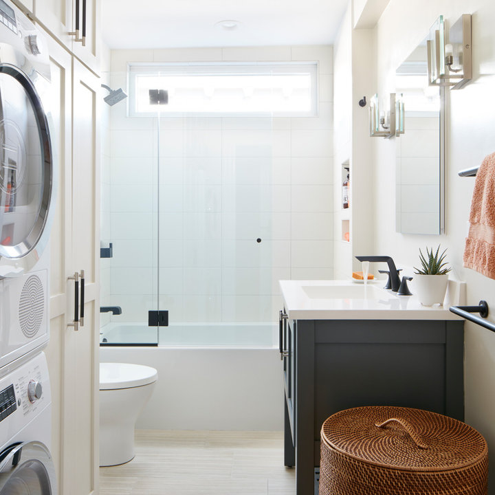 75 Beautiful Bathroom with a Laundry Ideas & Designs - February 2026 ...