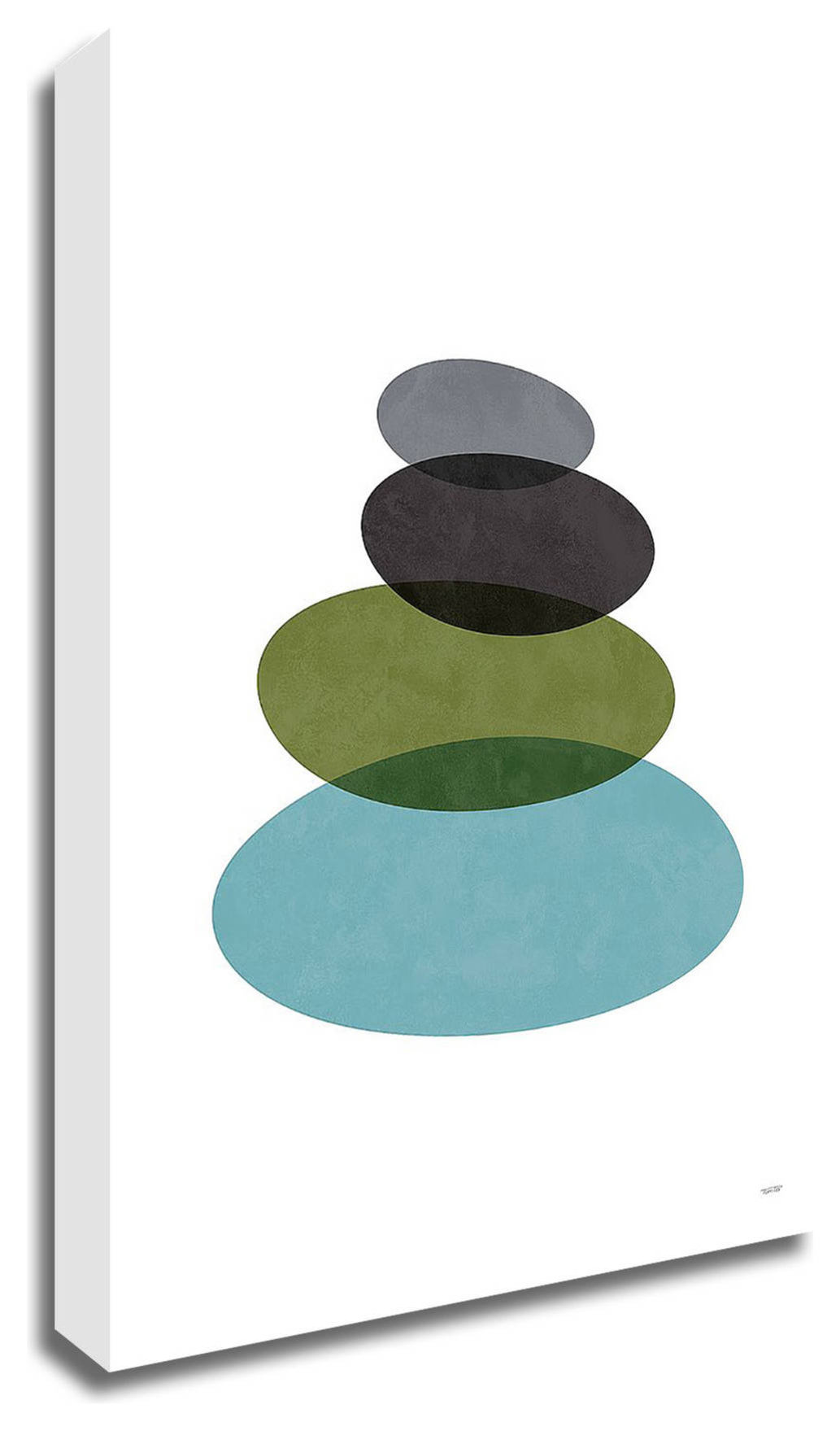 Modern Stones by Tomas Design, Print on Canvas, Ready to Hang ...