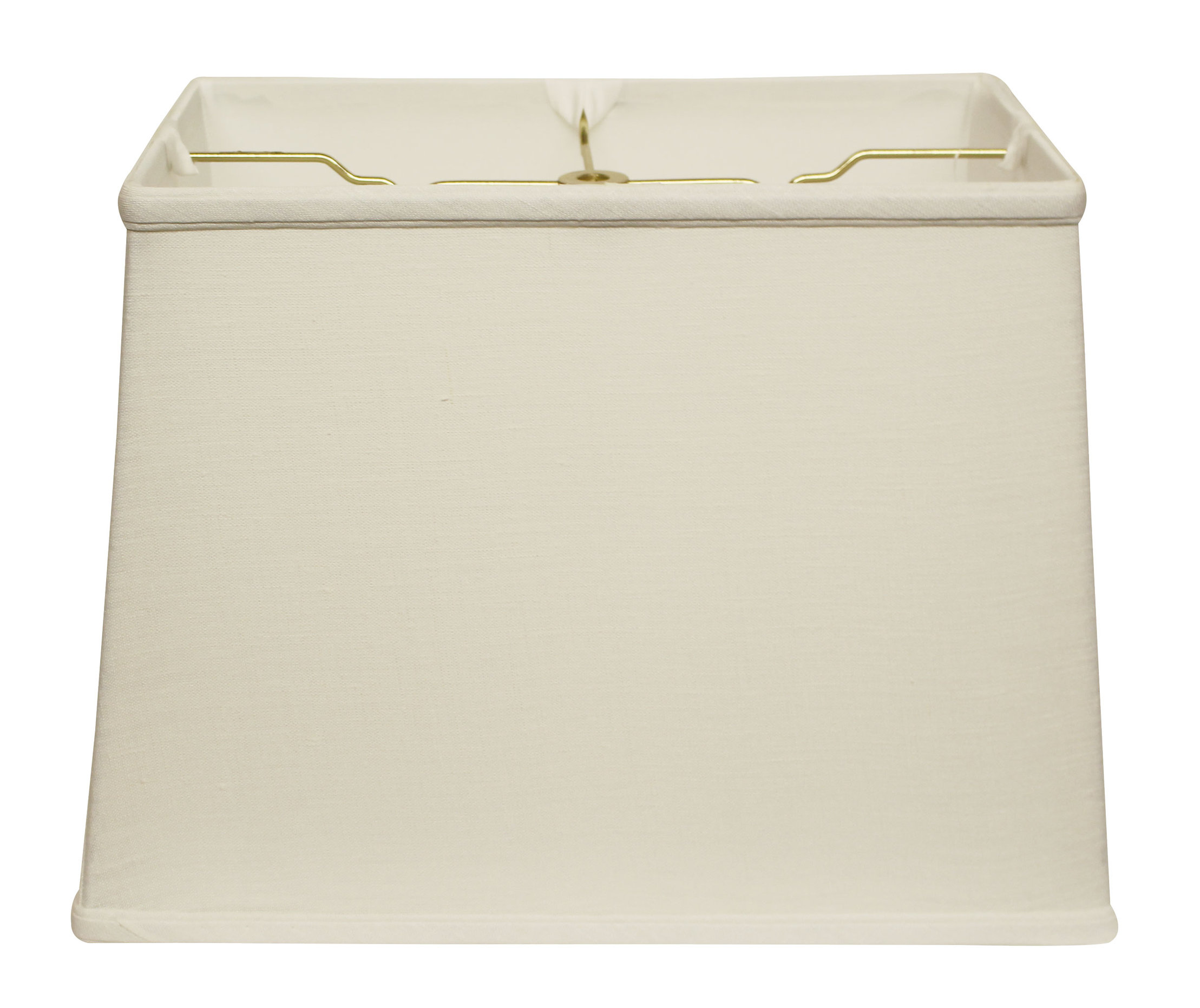 Slant Retro Rectangle Softback Lampshade With Washer Fitter, White ...