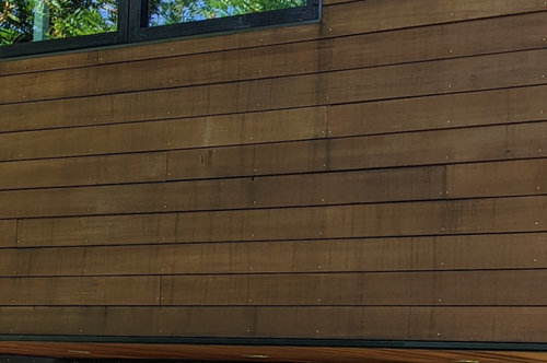 Exterior stain for cedar siding