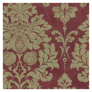 Silk Impressions 2, Contemporary Floral Wallpaper, Sample ...